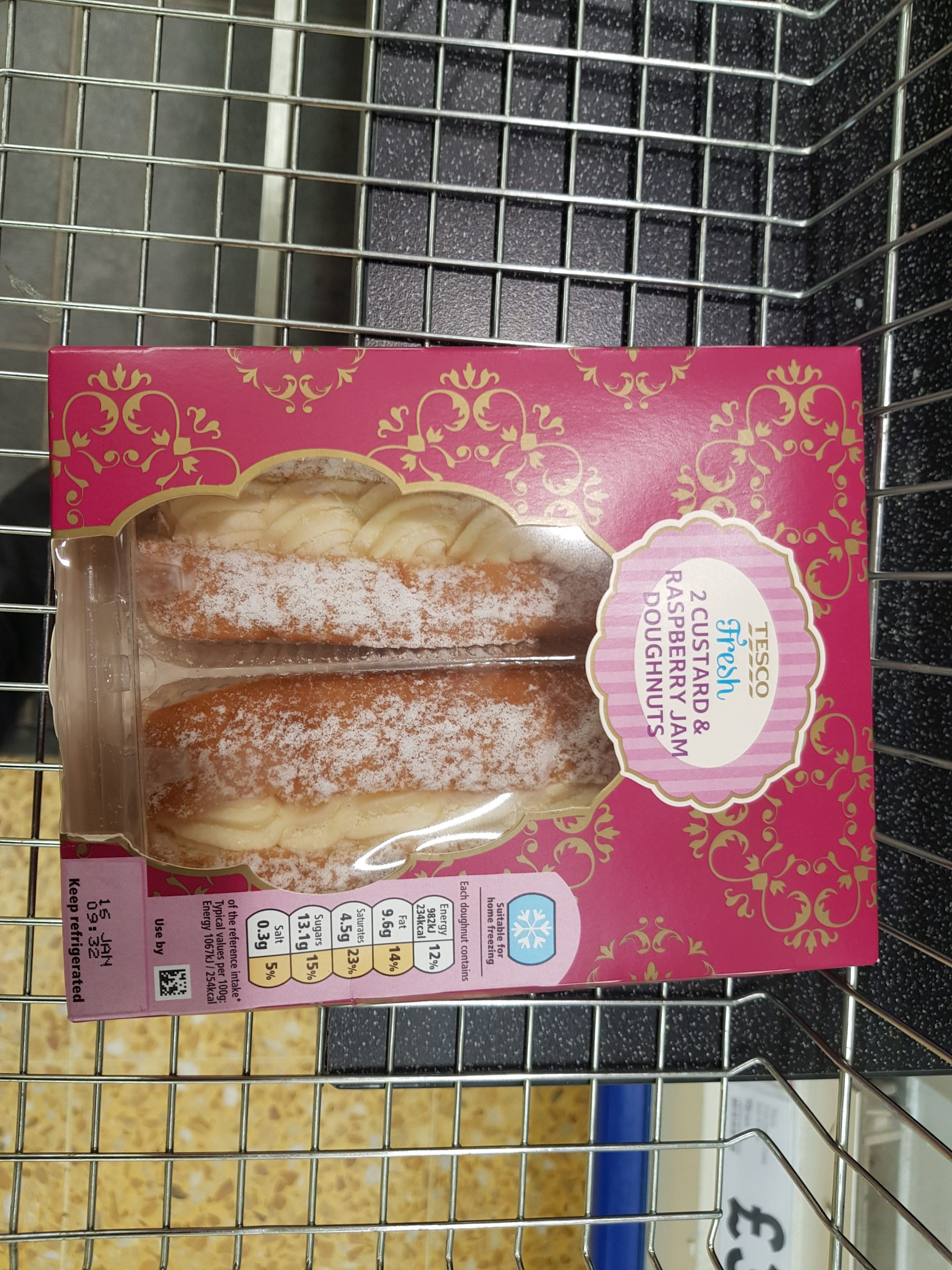 Tesco custard raspberry sauce doughnut syns - SW Lads - Syn Search Results