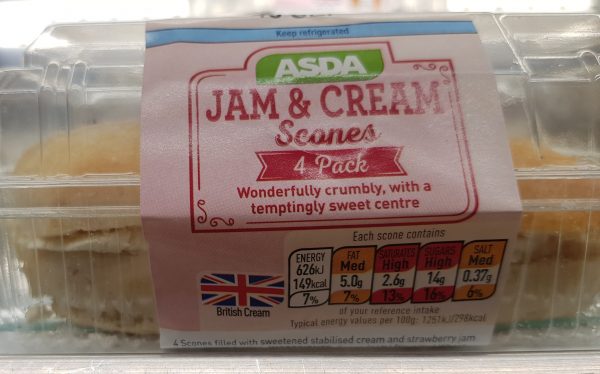 Asda Jam & Cream Scones syns, Syn search results for the 16th Sep 2018